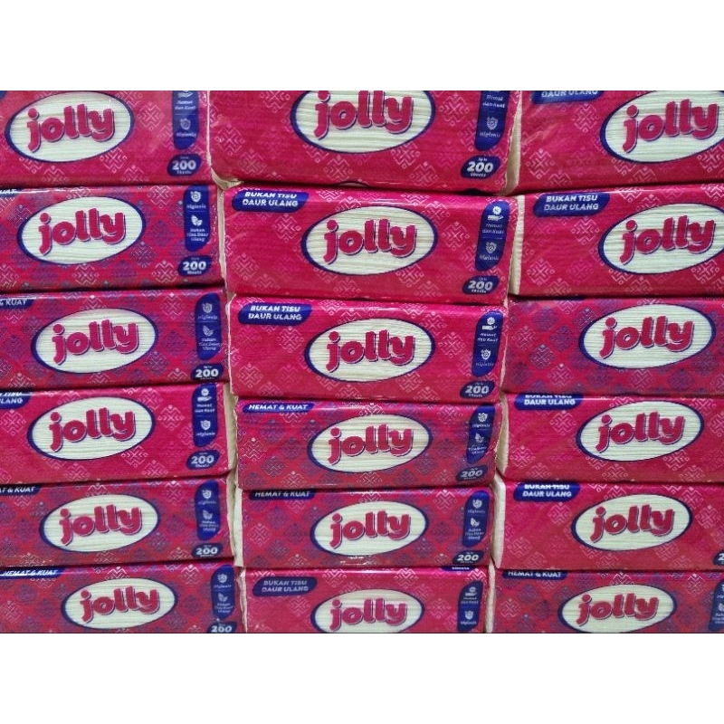 Jolly Facial Tissue 250 Sheet 2 Ply Tissue 250 Sheet Sheets | Shopee ...