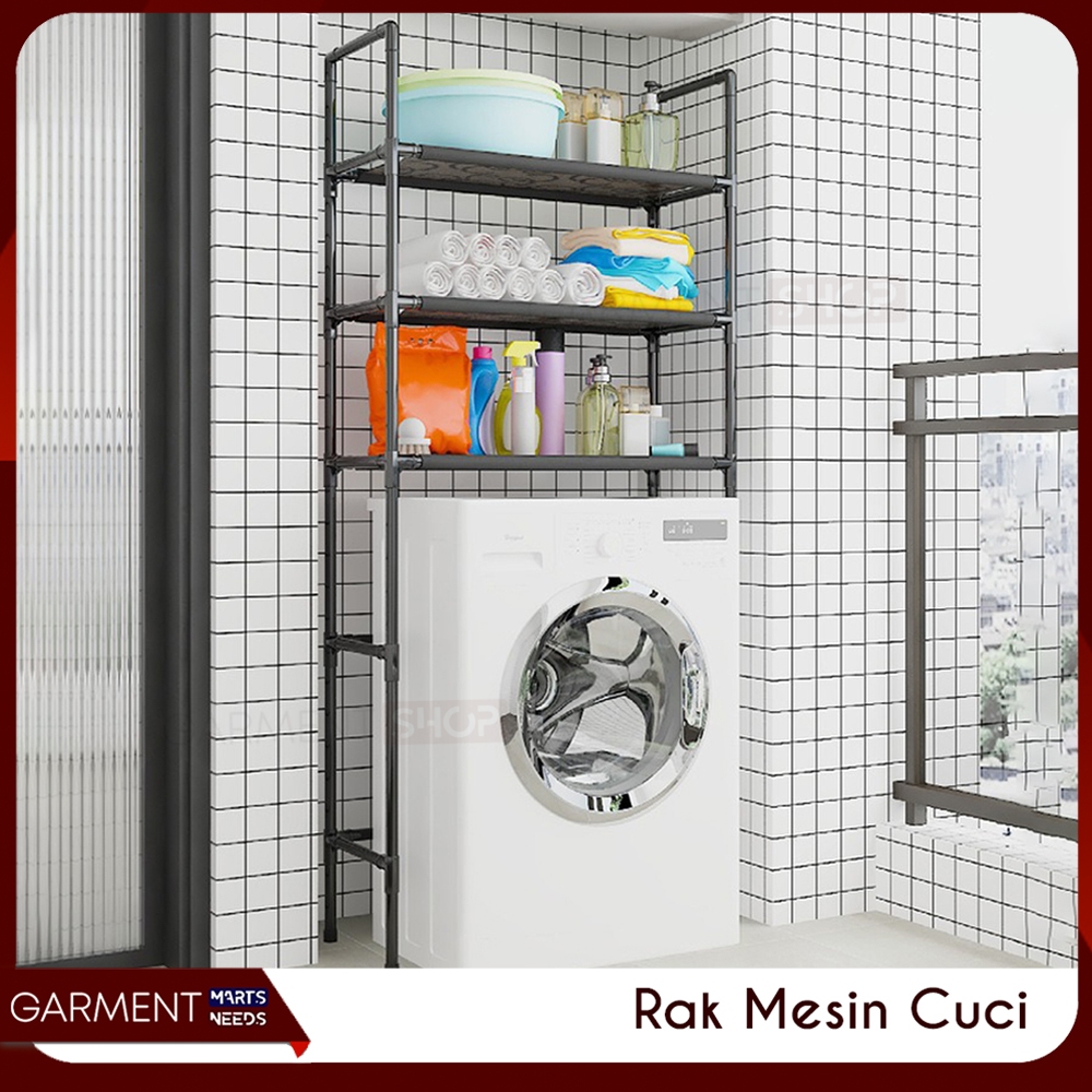 MESIN Rmcnw - Portable Stacking Bathroom Washing Machine Rack, Multi ...