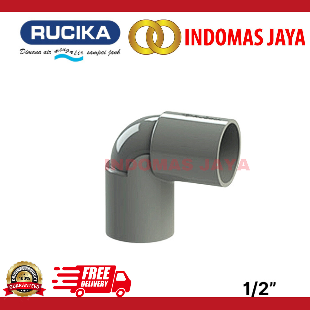 Knee PVC 1/2" RUCIKA / ELBOW/ KNEE/ L PVC PIPE 1/2" RUCIKA | Shopee ...