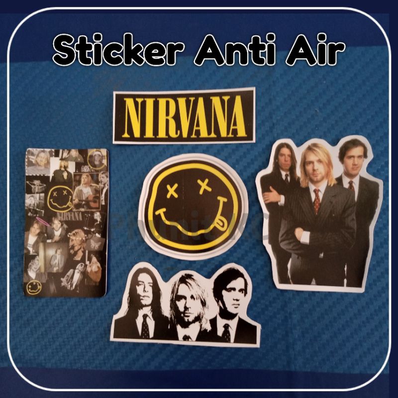 The famous nirvana band package sticker is waterproof | Shopee Malaysia