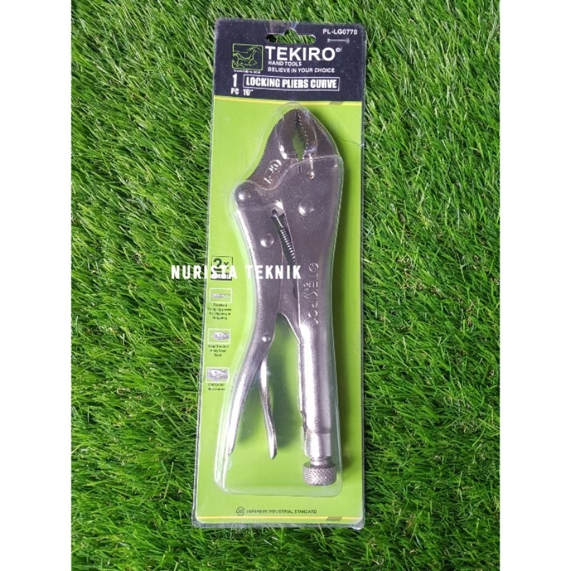 Tekiro 10 INCH Bent Crocodile Pliers (PL-LG0770) | Shopee Malaysia