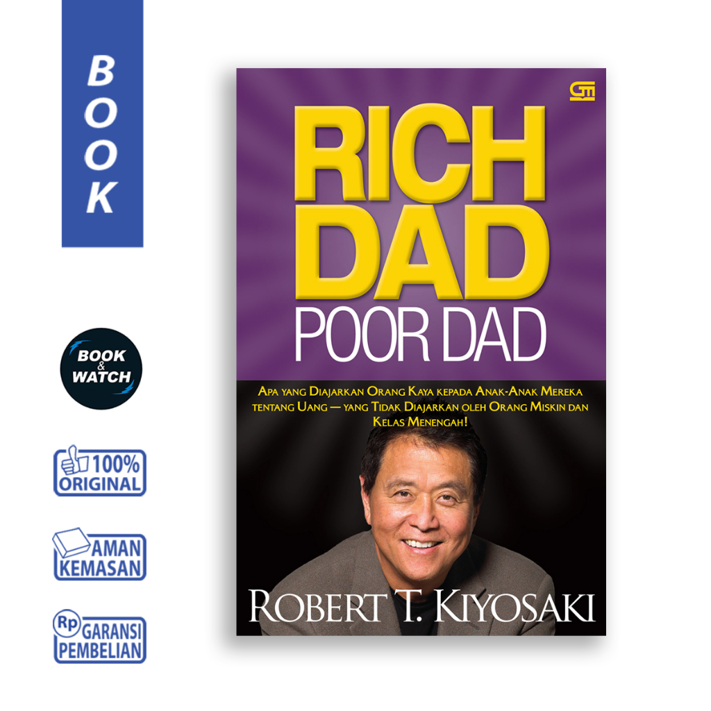 Rich Dad Poor Dad (Revised Edition) - Original GPU Gramedia | Shopee ...