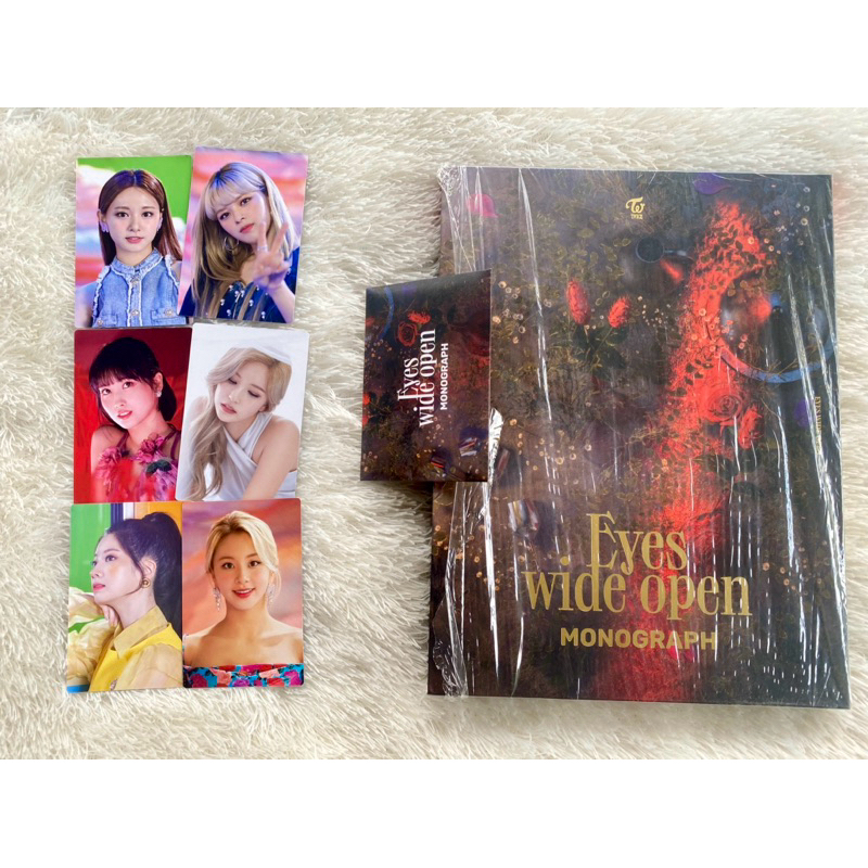 Official Photocard Eyes Wide Open Twice Monograph Tzuyu Jeongyeon Momo Mina Chaeyoung Dahyun ...