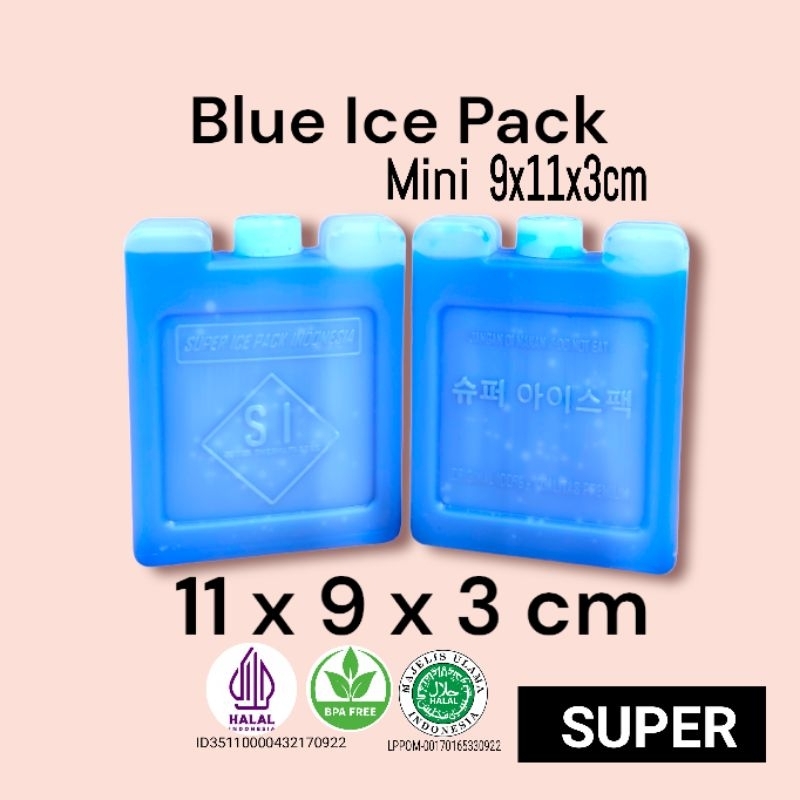 Ice pack mini 9X11cm blue ice gelE SEMI FINISH dry ice air cooler Fast ...