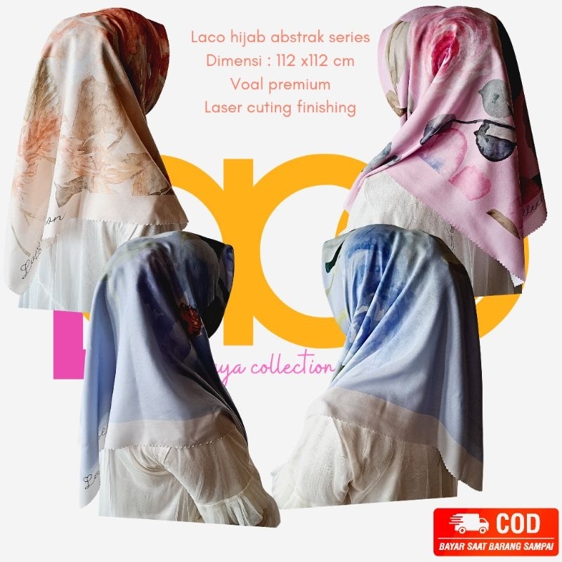 Premium VOAL RECTANGULAR HIJAB / PREMIUM VOAL HIJAB LACO ABSTRACT ...