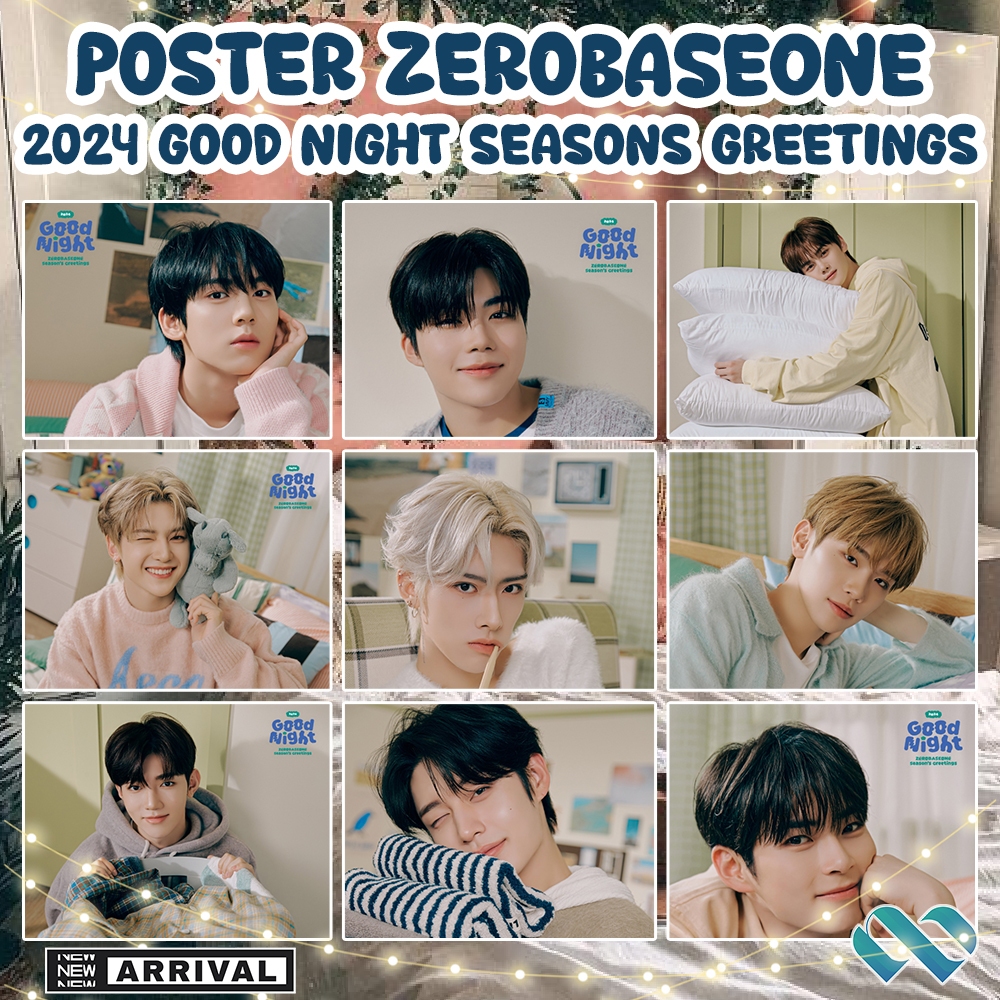 Poster ZEROBASEONE ZB1 2024 SEASONS GREETINGS | Kpop Poster A4 A5 A6 (Part D) | Shopee Malaysia