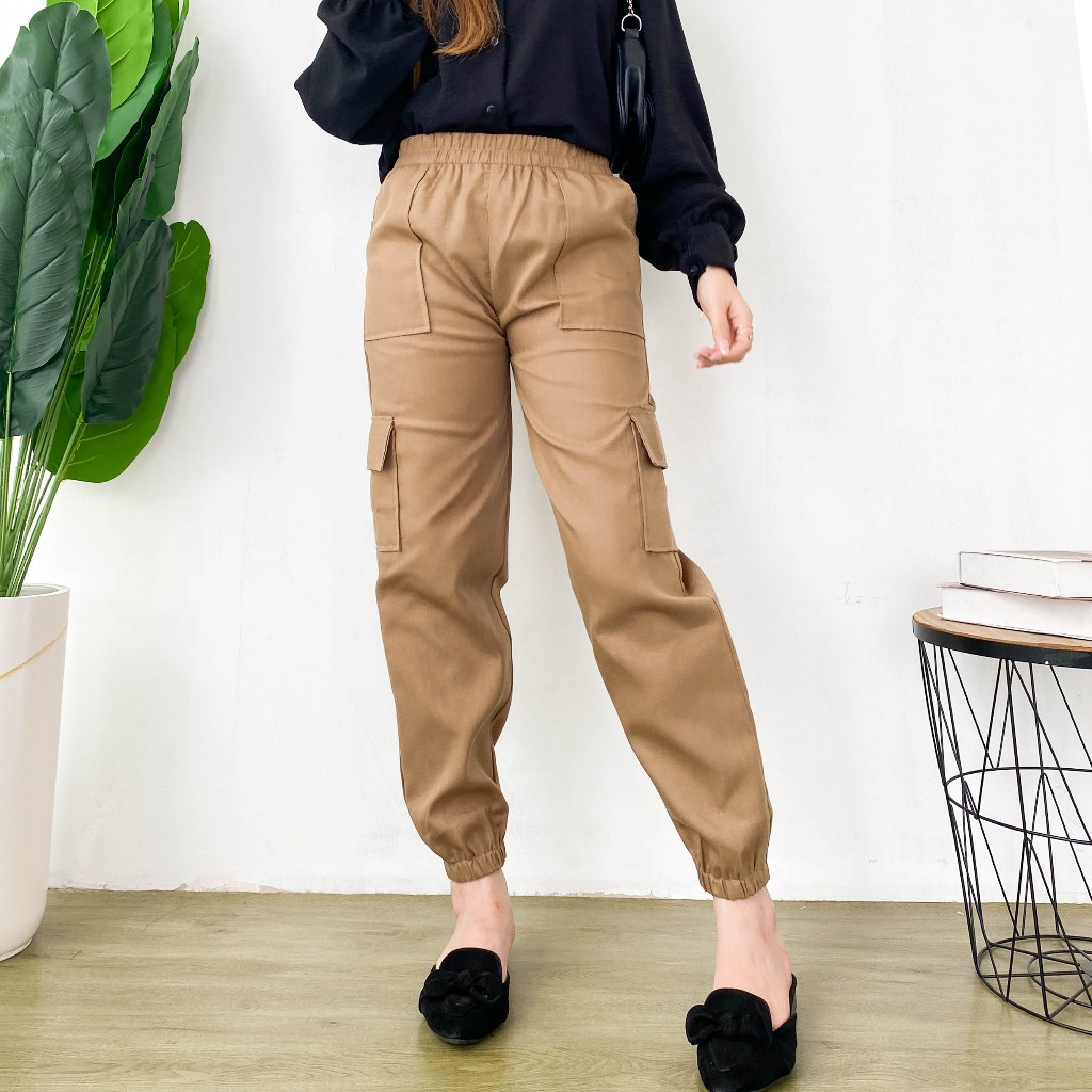 (PREMIUM) Kirran JOGGER AMERICAN DRILL Wholesaleroksolo/ BAGGY JOGGER ...