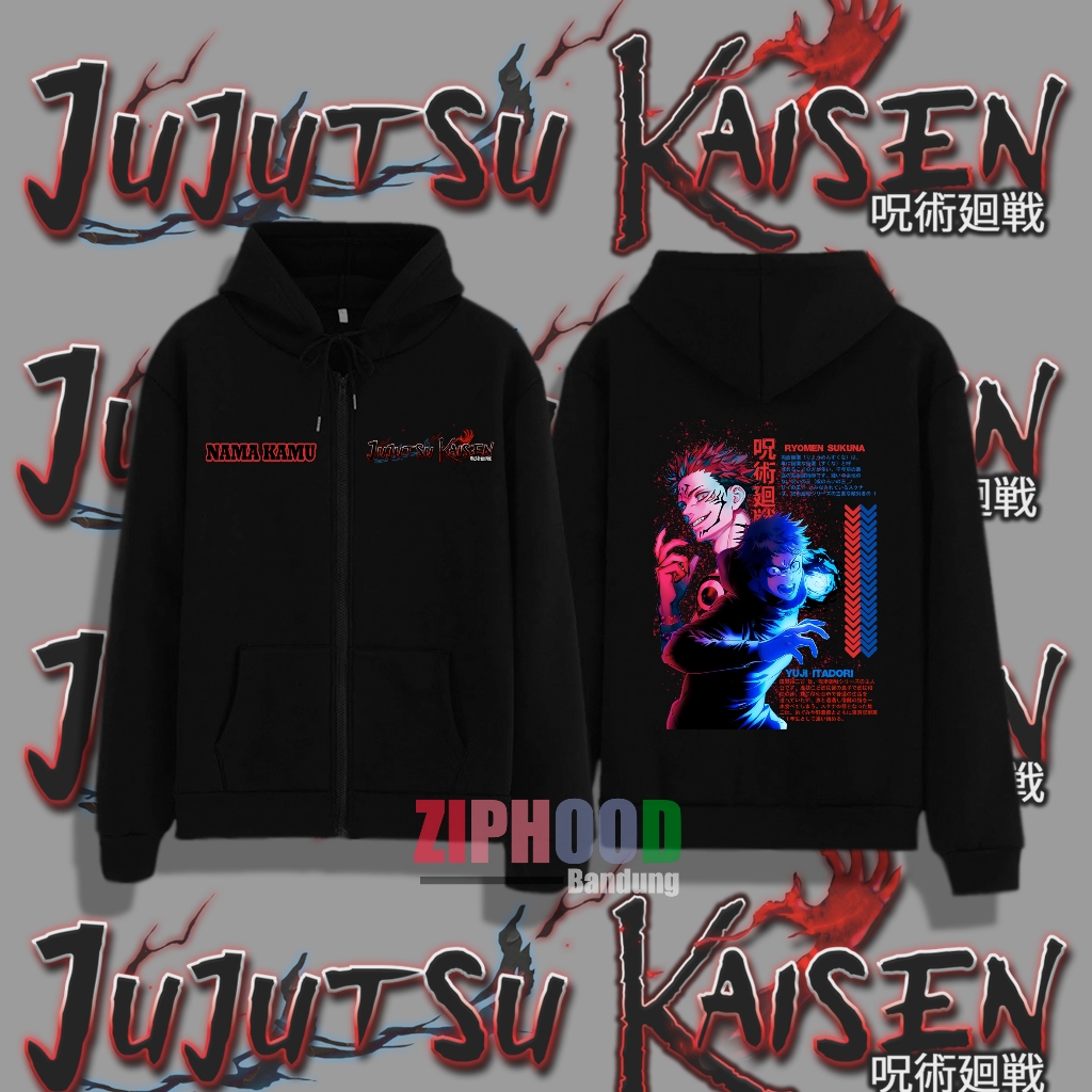 Ziphood BANDUNG - Yuji Itadori Anime Jujutsu Kaisen Character Zipper ...