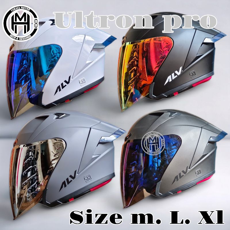 Alv ULTRON PRO SOLID Helmet|The Latest Half face Of Cool Tiedye ...