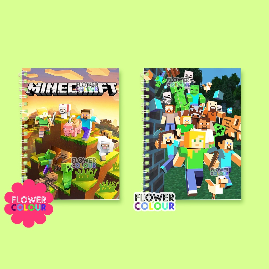 Notebook Ring | Minecraft Character Notebook | MinecraftNotes | Shopee ...