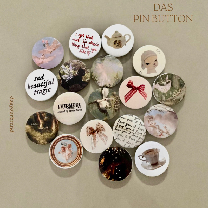 Das COTTEGE CORE PIN BUTTON SET | Shopee Malaysia