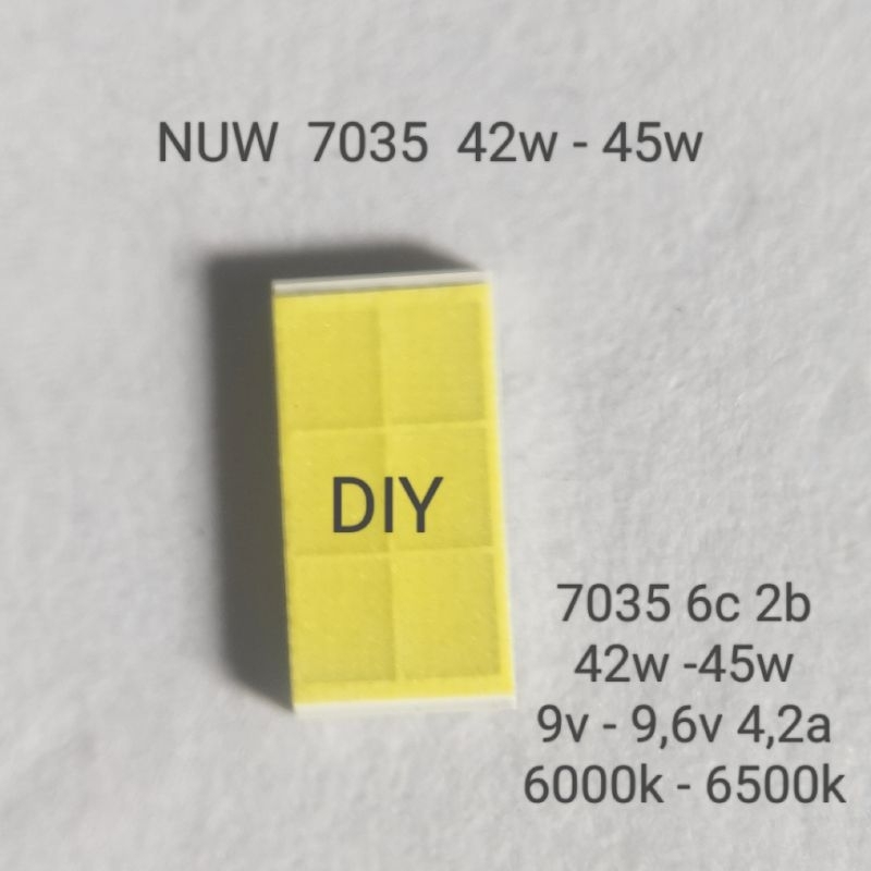 Led UPGRADE BILED 7035 6CORE CIP 42W ORIGINAL WITH NEW PRODUCT ...