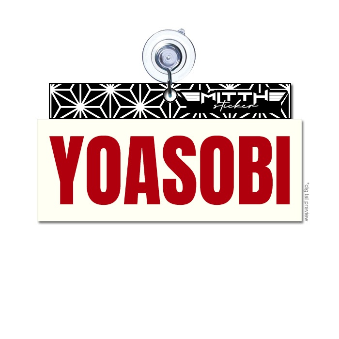 Yoasobi Sticker Cutting Sticker Decal Waterproof | Shopee Malaysia