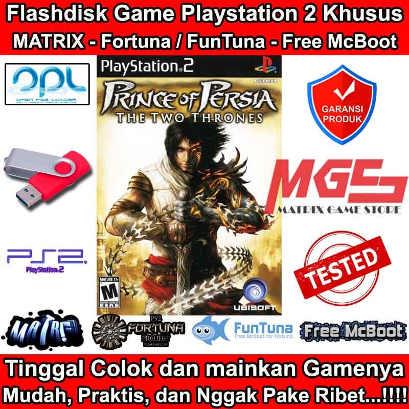 Ps2 Game Flashdisk PS 2 Prince of Persian - The Two Thrones | Shopee ...