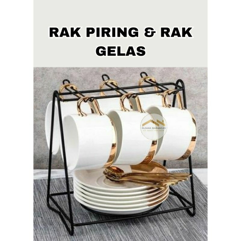 Plate RACK / GLASS RACK / PLATE AND GLASS DISPLAY RACK | Shopee Malaysia