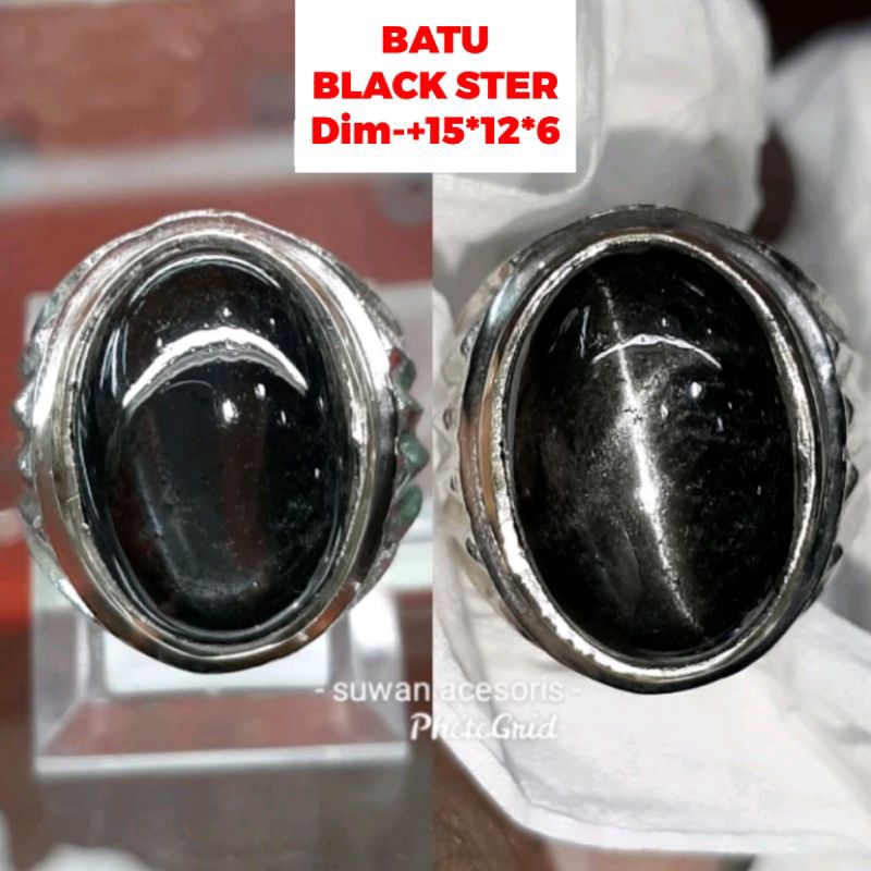 Original NATURAL SHARP BLACK STER STONE 04 | Shopee Malaysia