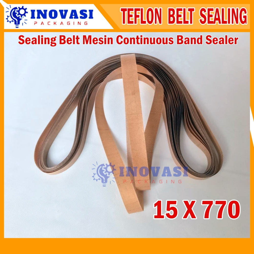MESIN Teflon Belt 77cm Tape Sealer Band Sealer Machine 15mm X 770mm ...
