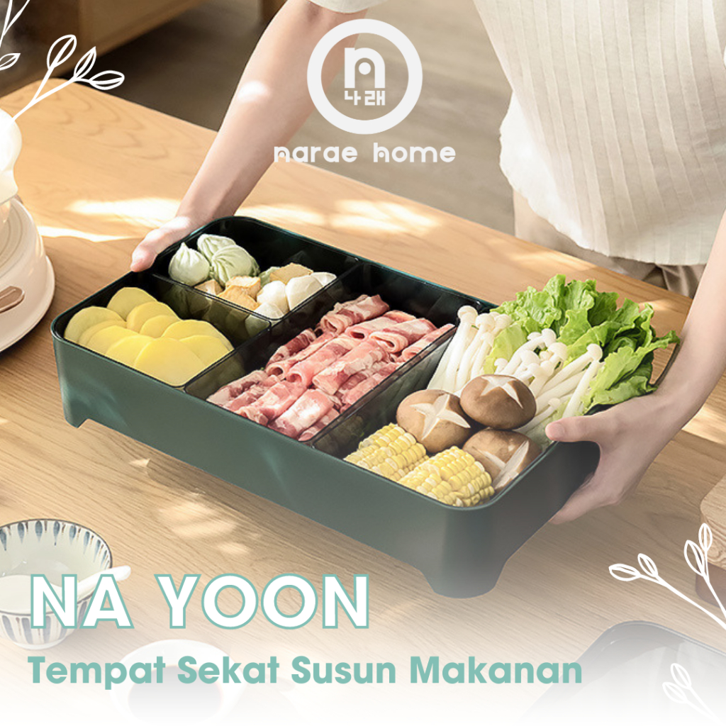 【NARAE】NA Yoon Simple Cooking Container Simple Snack Container Large ...