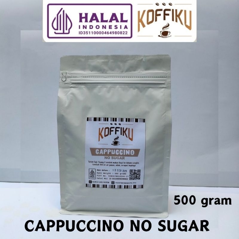 Koffiku Cappuccino No Sugar (bulky) 500 grams | Shopee Malaysia