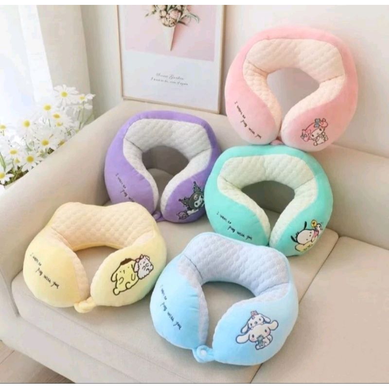 Cinnamoroll MELODY KUROMI Polyester Neck Pillow with SNI Label Cendol ...