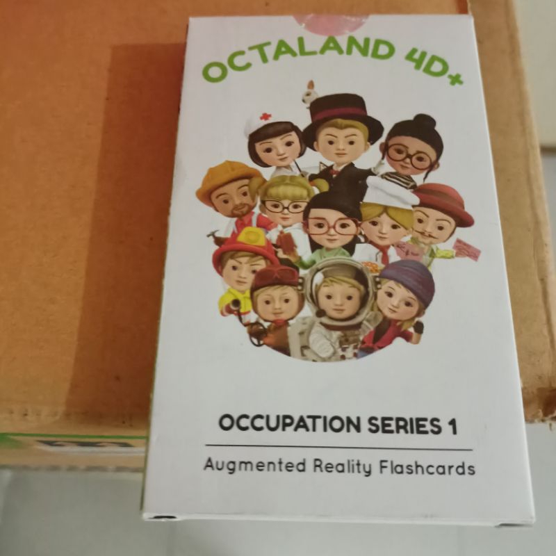 Augmented Reality Flashcard OCCUPATION SERIES 1 4D+ Alphabet cards ...