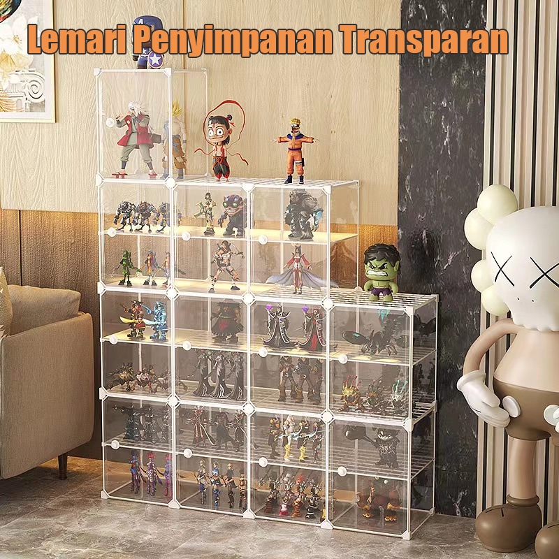 Acrylic Bag /Popmart Display Storage Transparent Boxes Drop Front ...