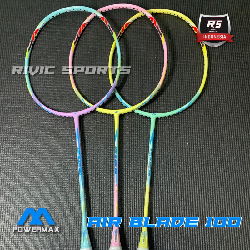 Powermax AIR BLADE 100 36LBS Power Max Racket Badminton Racket Original ...