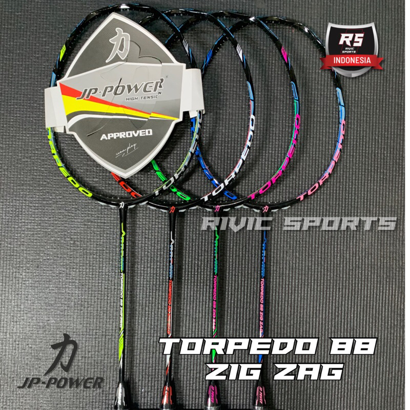 Jp Power TORPEDO Racket 88 ZIG ZAG 35LBS JP-Power 100% Original ...