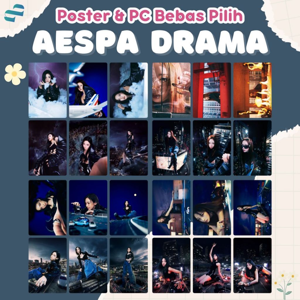 Poster AESPA DRAMA - Poster Kpop A4 A5 A6 (Part B) | Shopee Malaysia