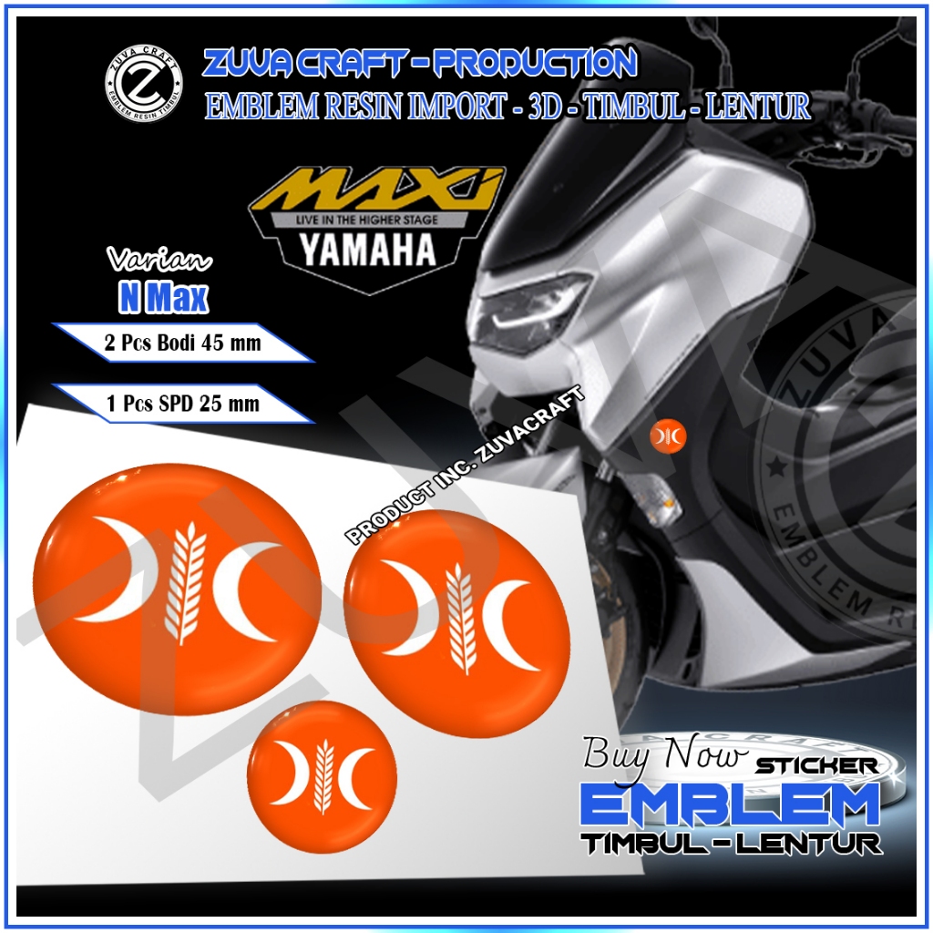 Motorcycle Sticker 1set Motorcycle Sticker Mcc Party LOGO Sticker NMAX ...