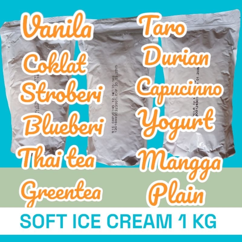 Soft ICE CREAM POWDER 1 KG | Shopee Malaysia