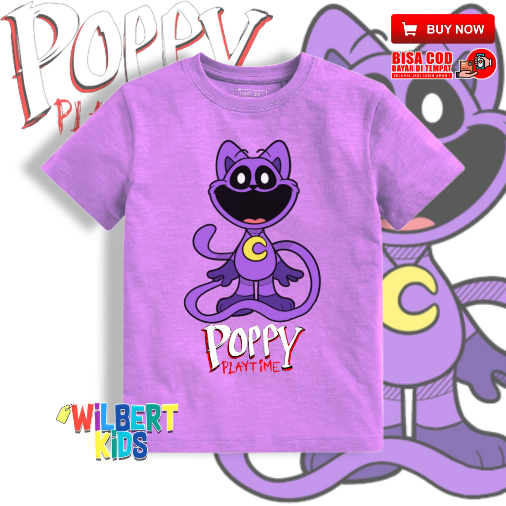 Catnap Poppy Playtime Children's T-shirt / Catnap Poppy Playtime ...