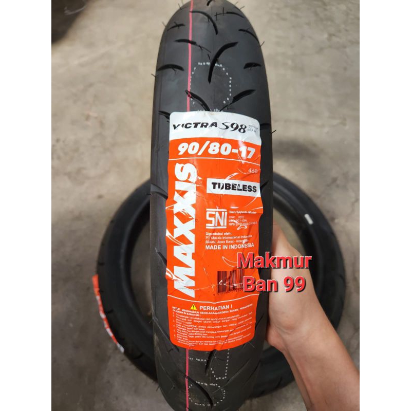 Maxxis Victra S98ST Motorcycle Tire 90/80 Ring 17 90/80-17 Tubeless | Shopee Malaysia