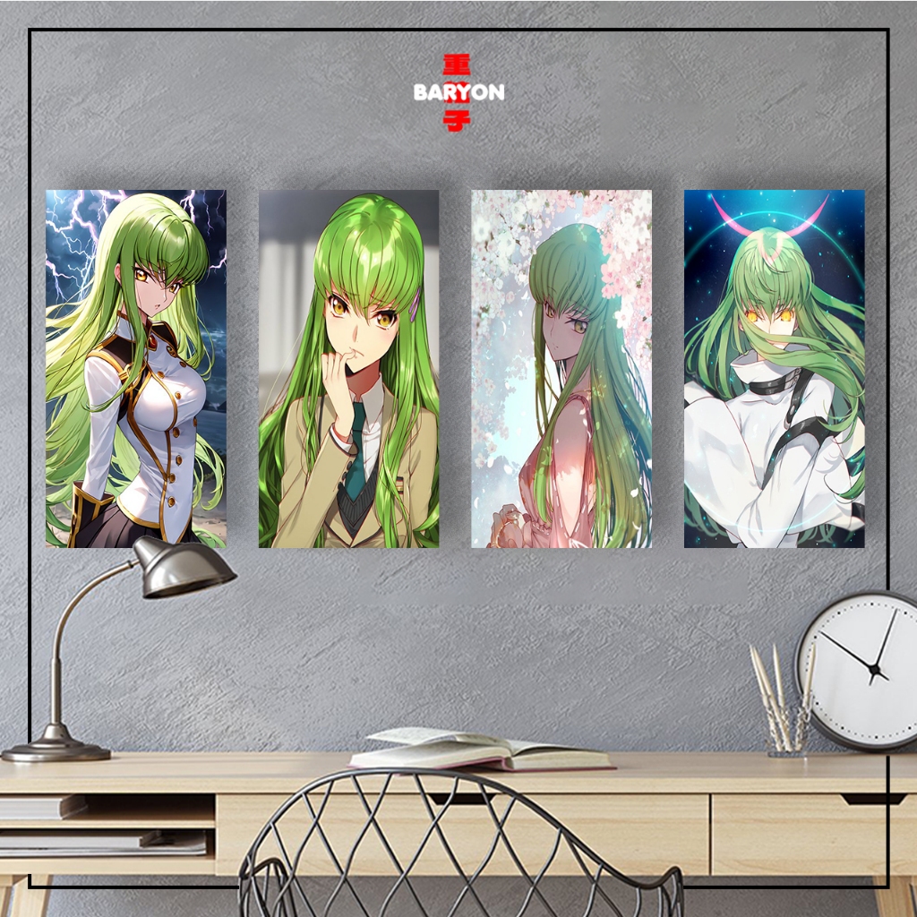 KAYU Baryon Wall Decor CODE GEASS CC Anime Wooden Poster Display Room ...