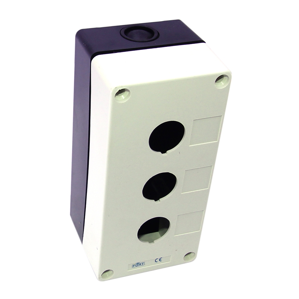 Fort Box Push Button BX3-22 3 Holes 22mm Emergency Stop Box | Shopee ...