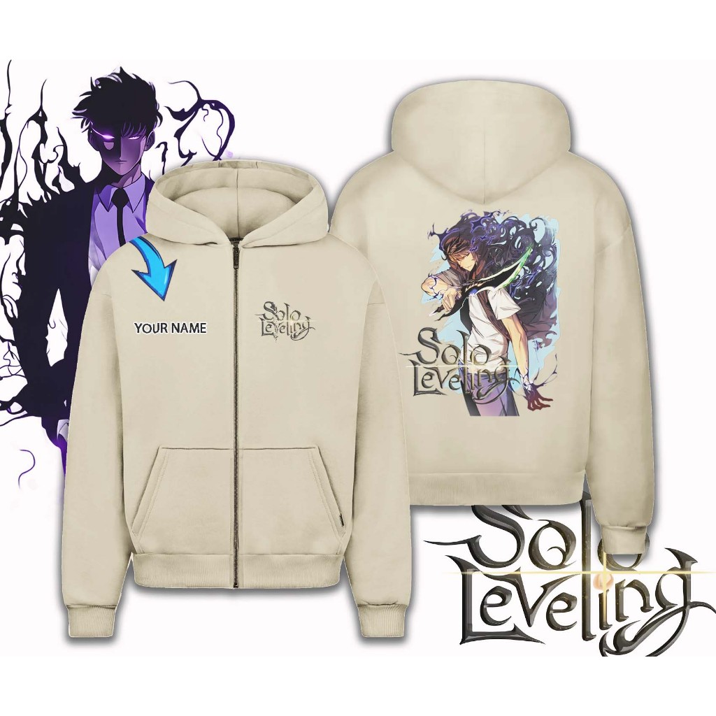 Hoodie Jacket Children solo leveling /zipper anak sung jin woo solo ...