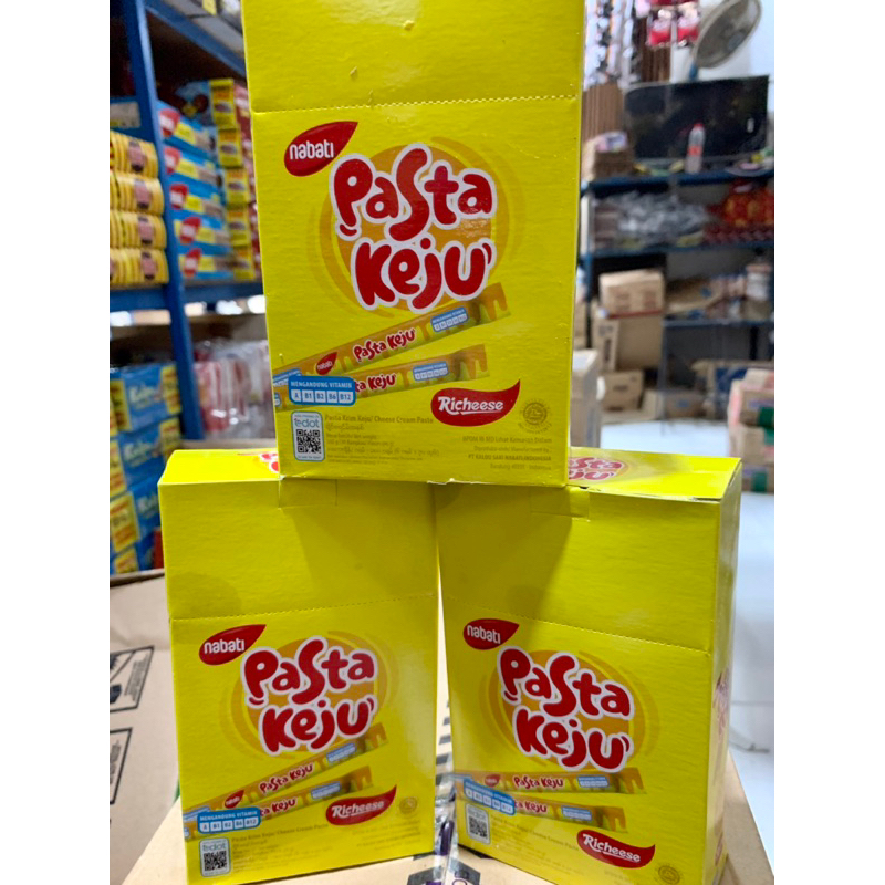 Nabati Richeese Pasta Cheese Pasta - Richoco Chocolate Pasta (Net 30 ...