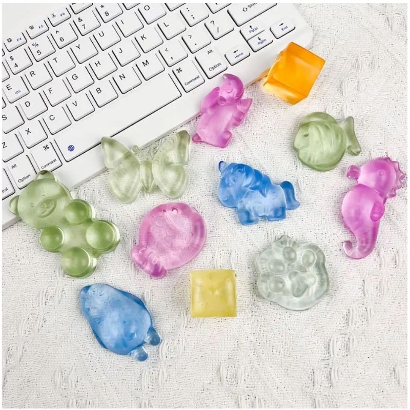 Squishy jelly Cute Character Paws Fish Ice Cube Box | Shopee Malaysia
