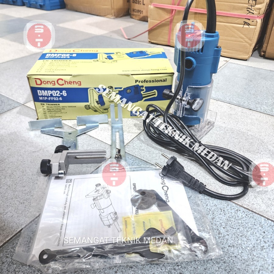 MESIN Dmp02-6 MINI PROFILE ROUTER TRIMMER MACHINE 6,35mm DONGCHENG DMP ...