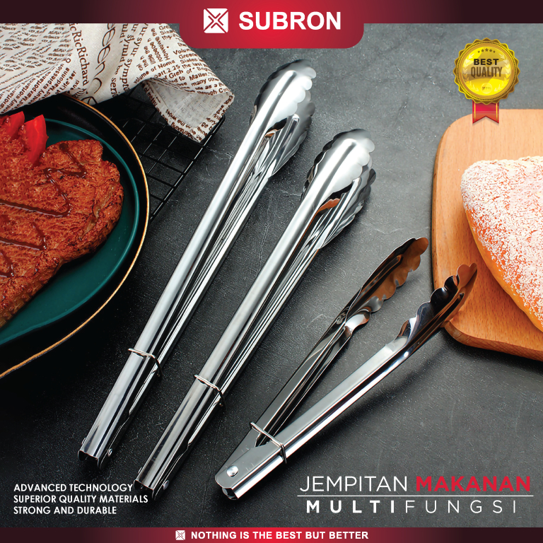 Subron Long Stainless Multifunctional Bread Cake Food Clips | Shopee ...