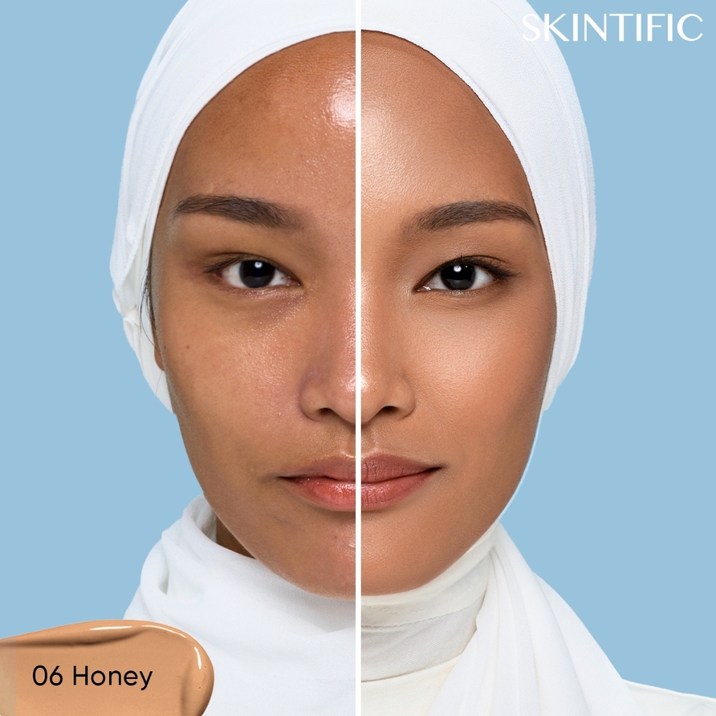 Skintific skintific All Day Perfect Serum Matte Ultra Cover Powder Stay ...