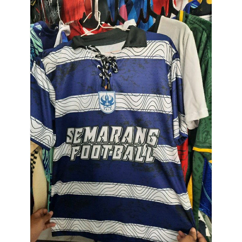 Jersey PSIS Semarang Retro Custom Full Printing Jersey Semarang ...
