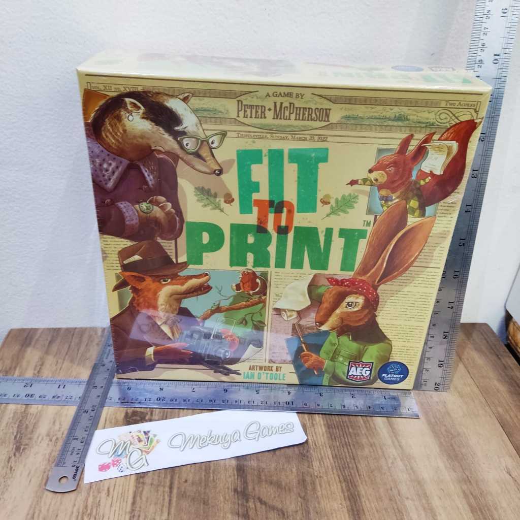 Fit to Print Boardgame Family Puzzle Game | Shopee Malaysia