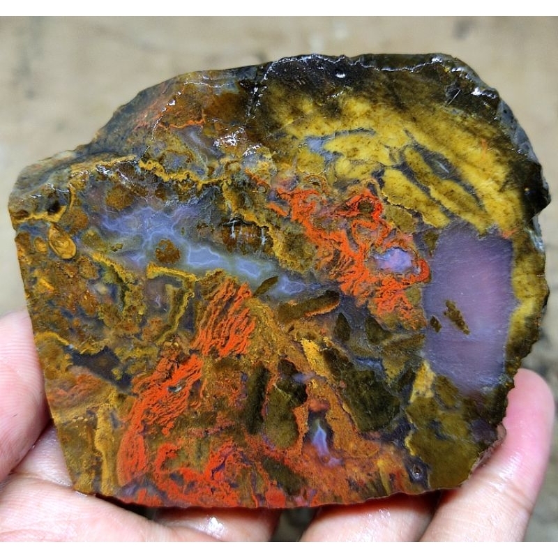 1 GARUT PANCAWARNA Agate STONE FOTO FRONT BACK | Shopee Malaysia
