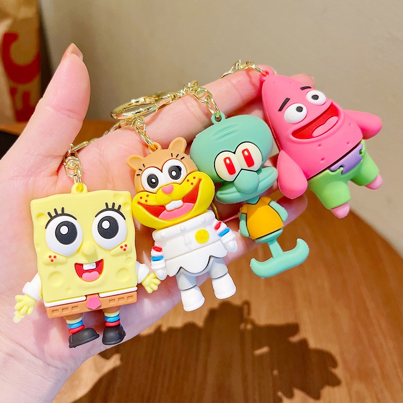 GANTUNGAN Spongebob Motif Keychain/ Keychain / Spongebob / Patrick ...
