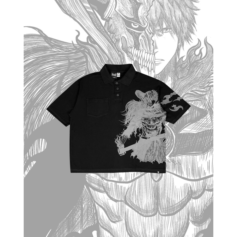 Boxy Cut Polo Shirt | Ichigo VASTO LORDE - BLEACH | Poseidon Reprisal ...