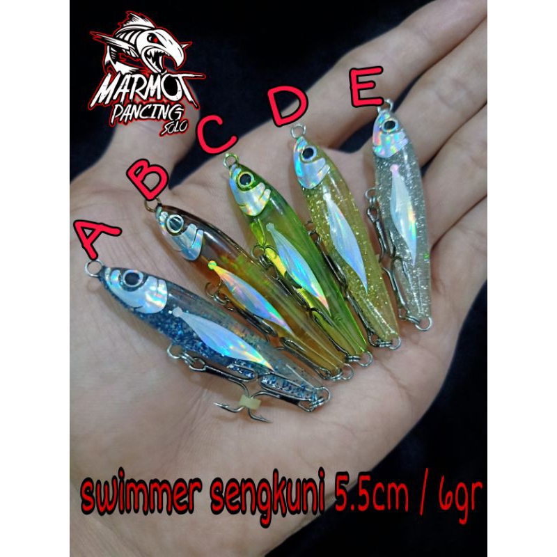 LURE SWIMMER / SWIMBAIT SUNGKU LURE SINKING | Shopee Malaysia