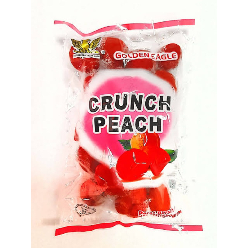 Golden Eagle Crunch Peach 500g Candied Peach Seedless | Shopee Malaysia