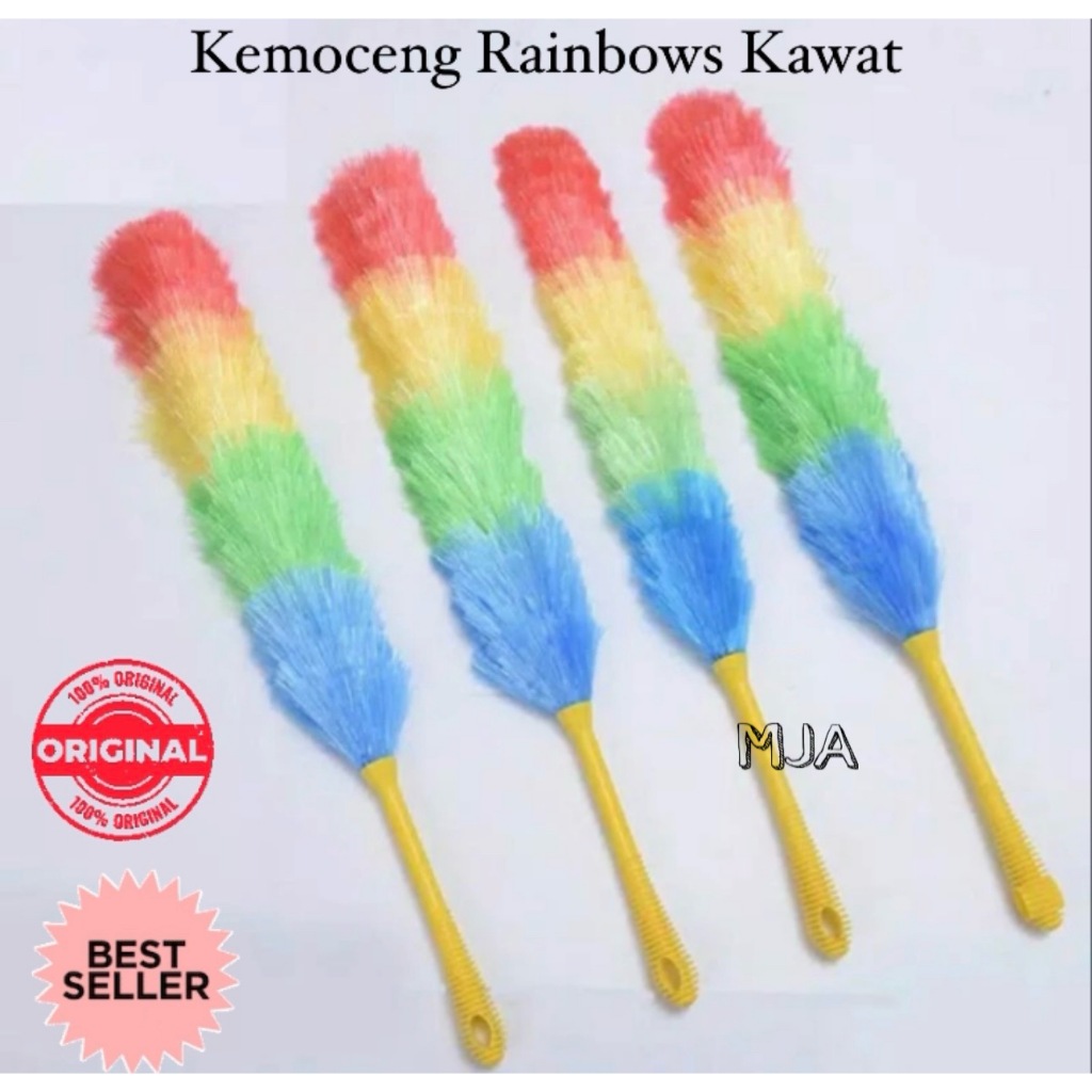 Plastic Feather Duster / Raffia Rope Duster / Colorful Duster / Wire ...