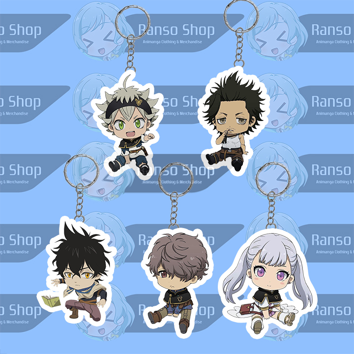GANTUNGAN Black Clover Chibi Keychain | Ganci Noelle Silva Chibi | Yami ...